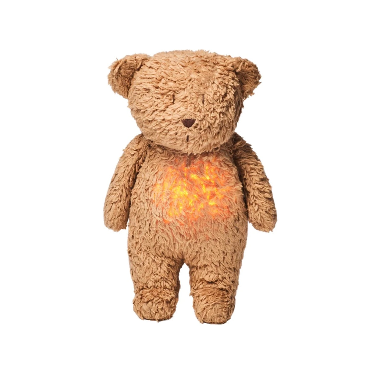 Moonie Organic Humming Bear with Lamp - Cappuccino - NICCI AND LU