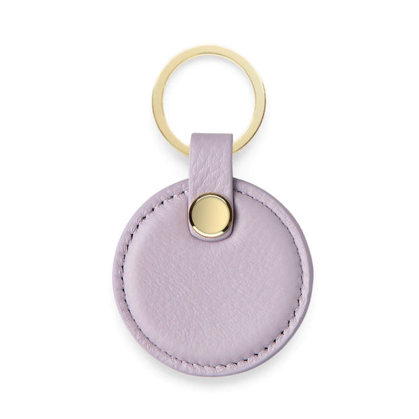 Circle Keyring - Lilac Pebble Leather - NICCI AND LU